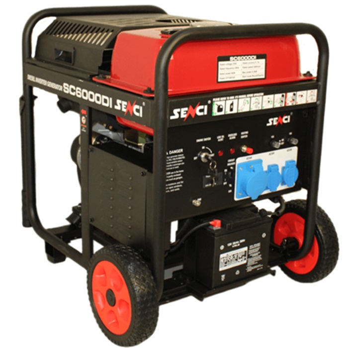 Генератор дизельний SENCI SC 6000 Di - купити в Технофокс
